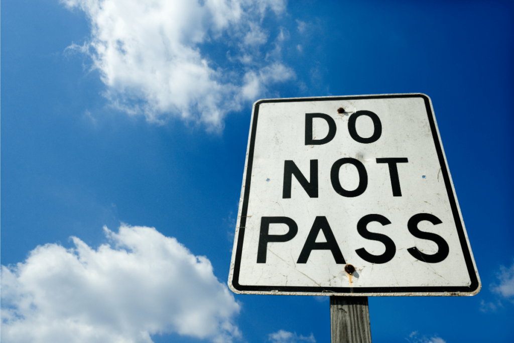The Meaning Behind the Do Not Pass Sign: Understanding Road Safety